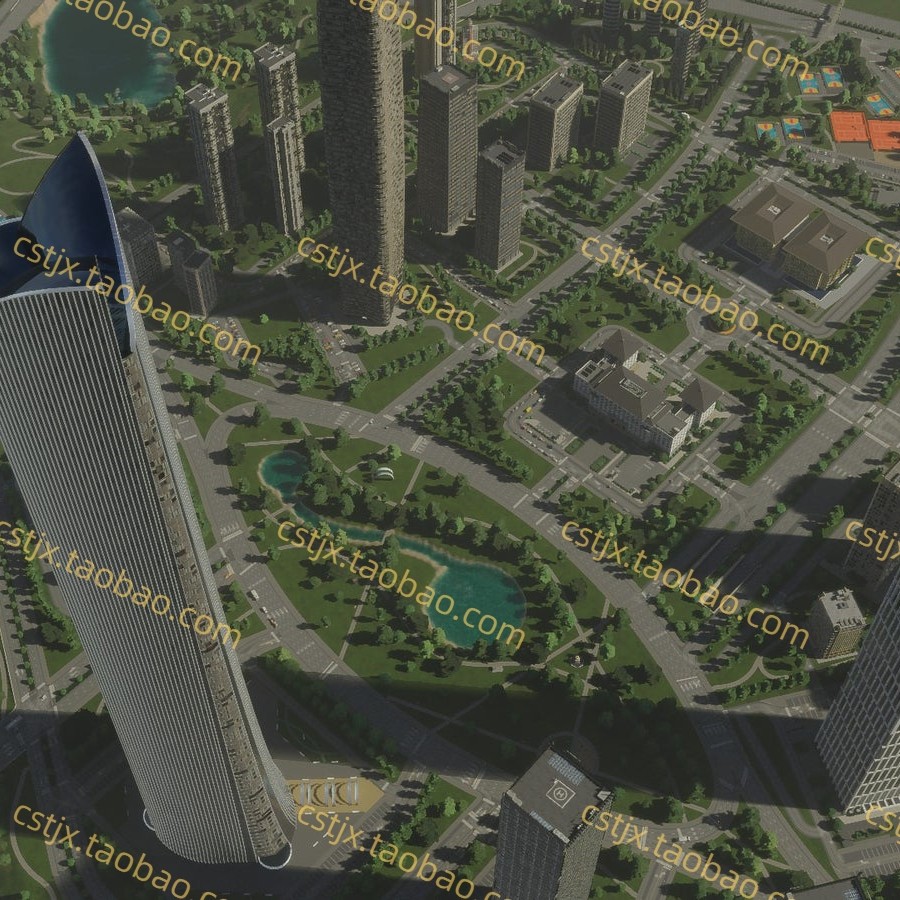 🔥正版城市都市天际线2中国资产包高玩推荐！天际线2mod玩家必备神器 -steam游戏-淘宝好物网