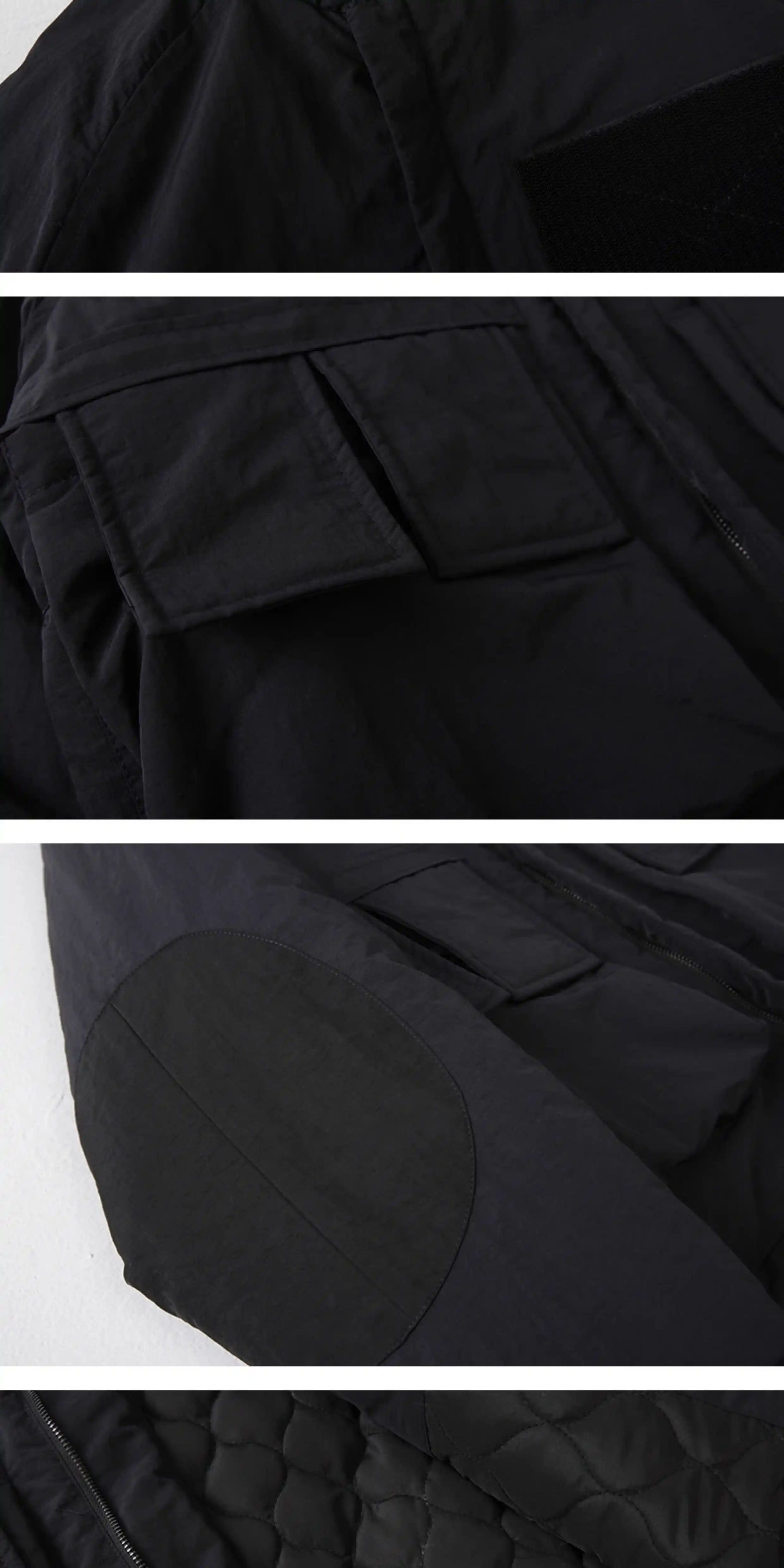 GU LIANG官網直降丨好物推薦現貨丨高街潮牌機能風工裝情侶款棉服