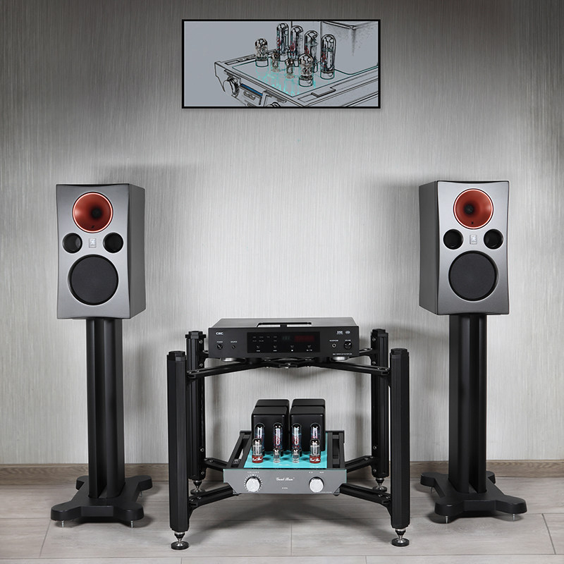 意大利原装进口 Zingali/号令 Zero 06M 书架式hifi前置音箱