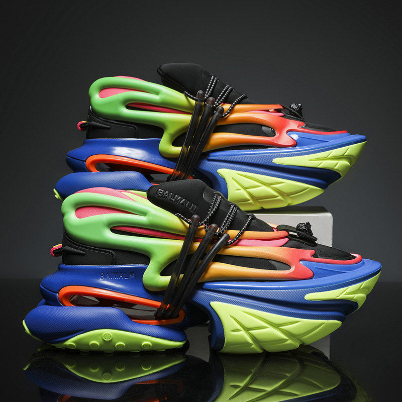Official Balmain Spring and Autumn 2023 Spaceship Shoes Heightened ...