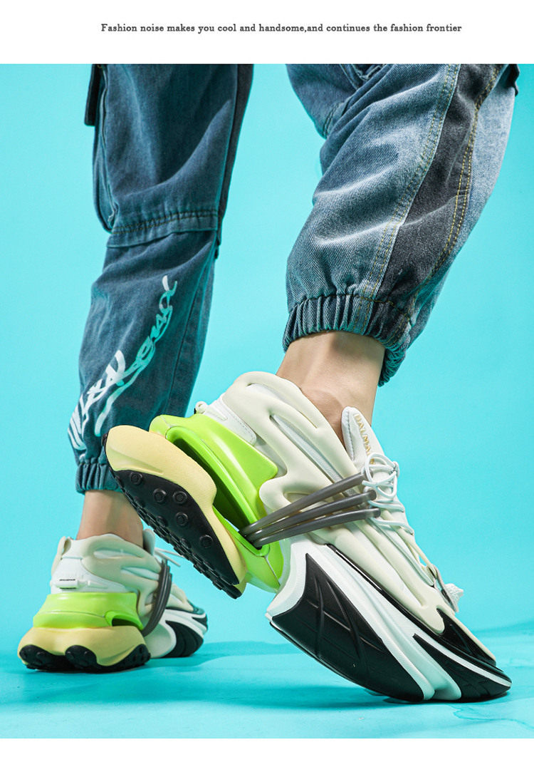 Official Balmain Spring and Autumn 2023 Spaceship Shoes Heightened ...