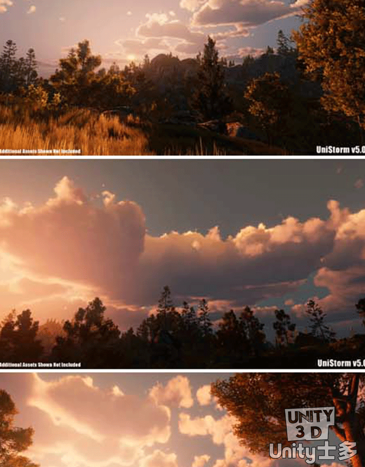 Unity3D动态体积云天空Volumetric Clouds Sky Modular Weather - 其他 - 绘图狗-设计灵感素材集散地
