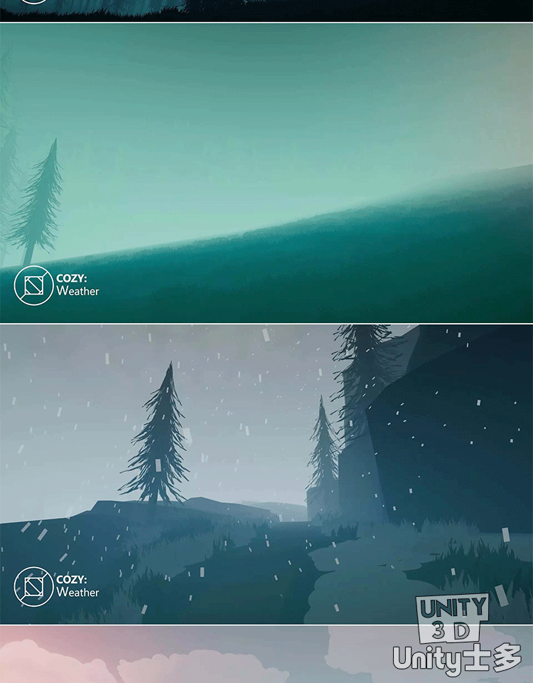 Unity风格化天气系统U3D工具插件COZY Stylized Weather 2 2.0.9 - 其他 - 绘图狗-设计灵感素材集散地