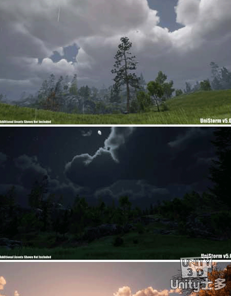 Unity3D动态体积云天空Volumetric Clouds Sky Modular Weather - 其他 - 绘图狗-设计灵感素材集散地