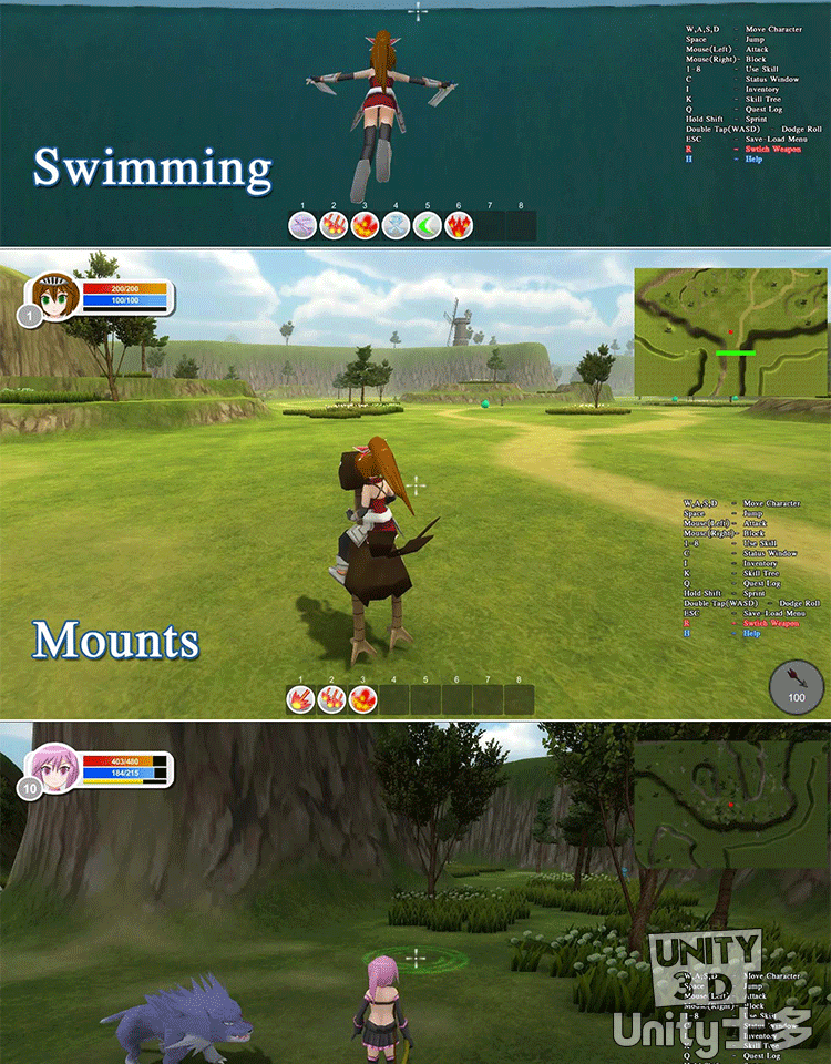 Unity3D U3D动作游戏项目源码Action-RPG Starter Kit v6.55c - 其他 - 绘图狗-设计灵感素材集散地