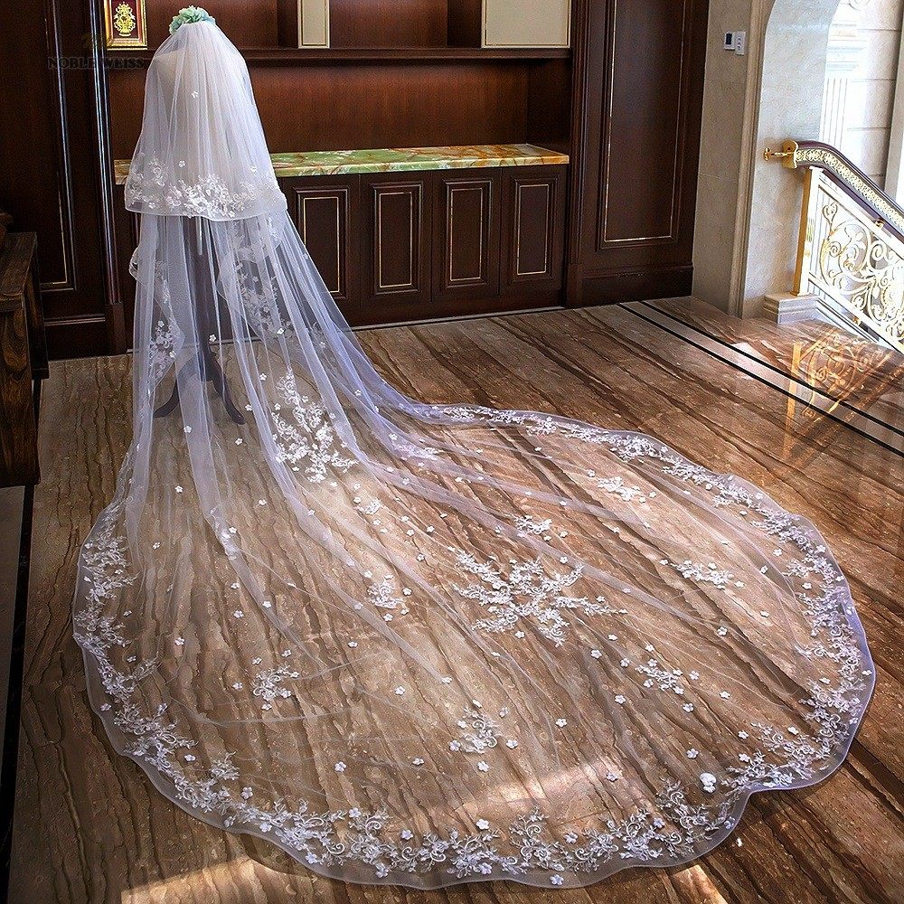 Forest romantic | European and american new style double-layer lace veil 👗