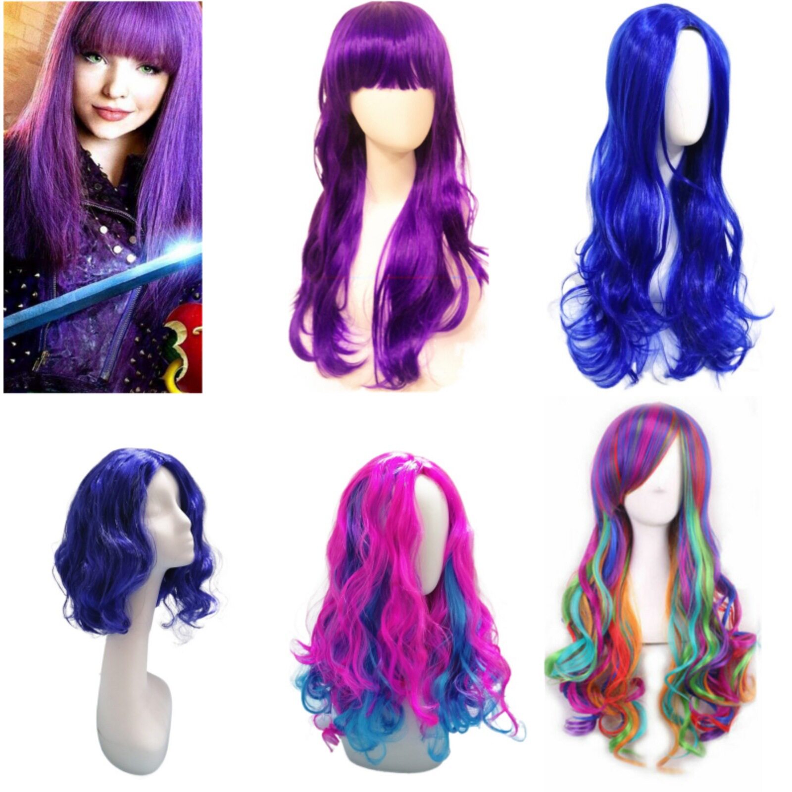 European and american wigs descendants 4 descendants 2 starlight heir ...
