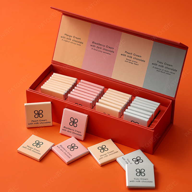 迪拜patchi巧克力水果薄荷巧克力牛奶黑巧礼盒薄片喜糖伴手礼中东