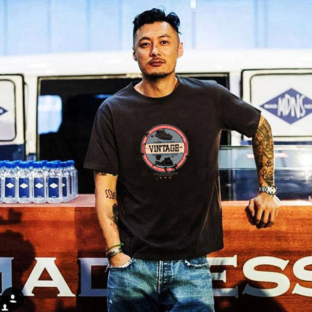 Shawn Yue 2025 Hong Kong style new summer short-sleeved T-shirt for men ...