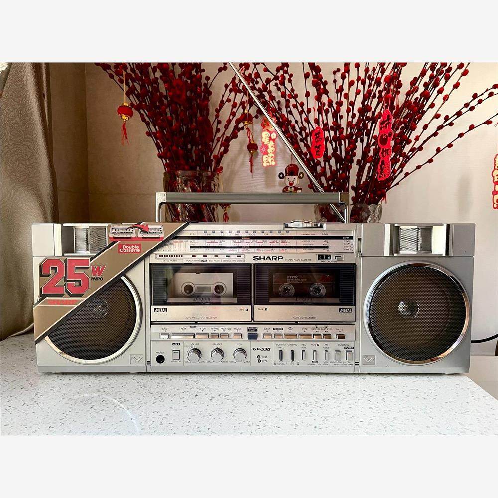 全新二手日本进口夏普GF-530Z收录机：复古音响界的艺术品！-收录机-淘宝好物网