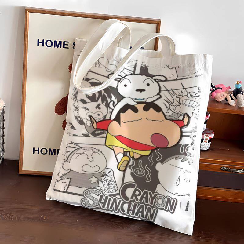 Running crayon shin-chan canvas bag: childhood memories meets trendy ...