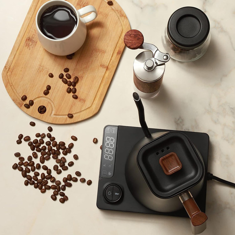 SMANG智能温控手冲咖啡壶，如何打造完美咖啡？☕深度测评-电热水壶-淘宝好物网