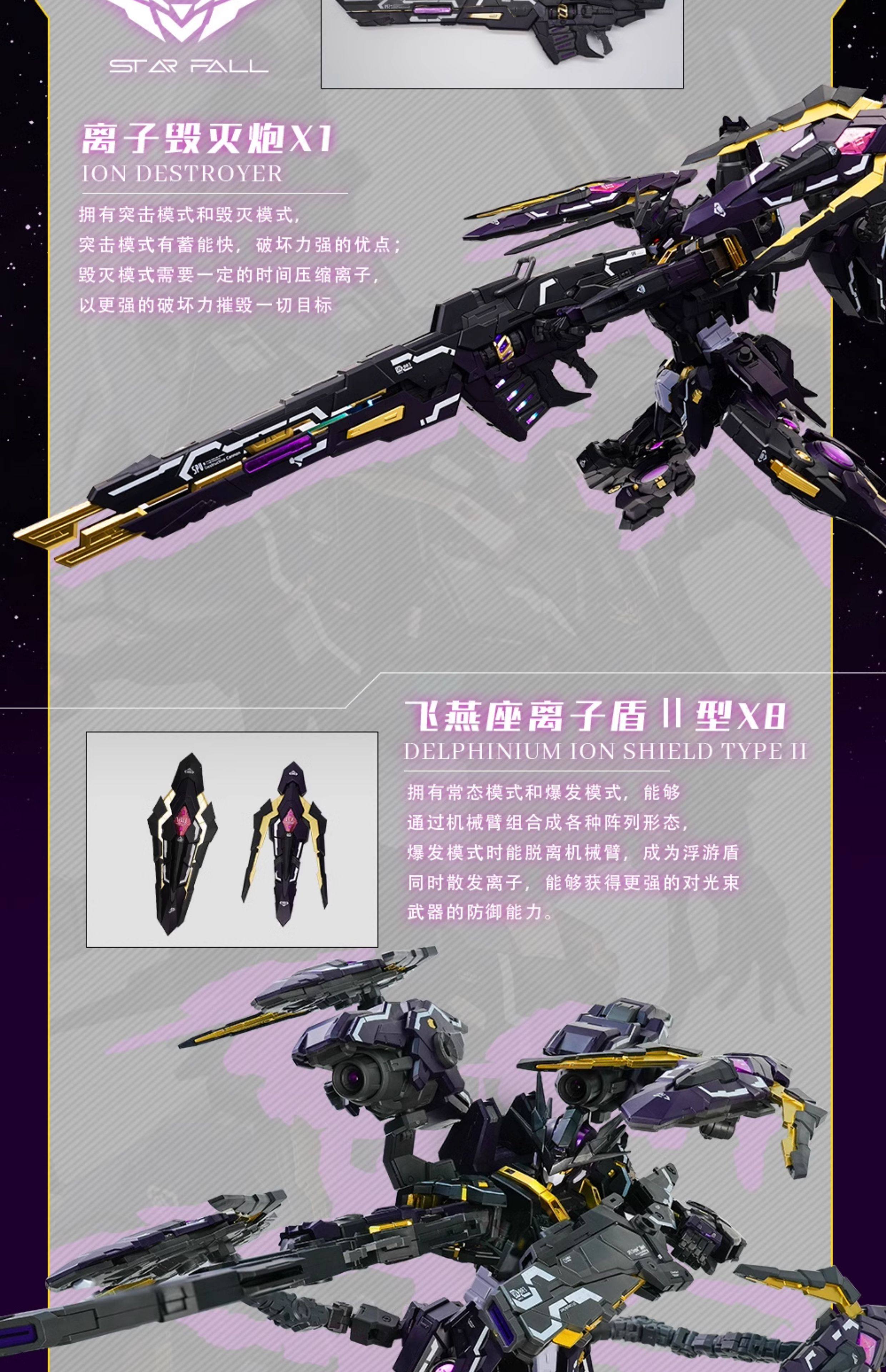 IRON CREATION STAR FALL MODEL KIT
