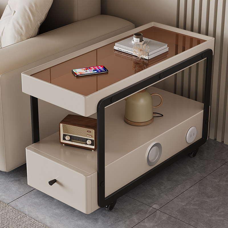 家人们看过来！意式极简沙发边柜测评，好看又好用到哭！🔥--淘宝好物网