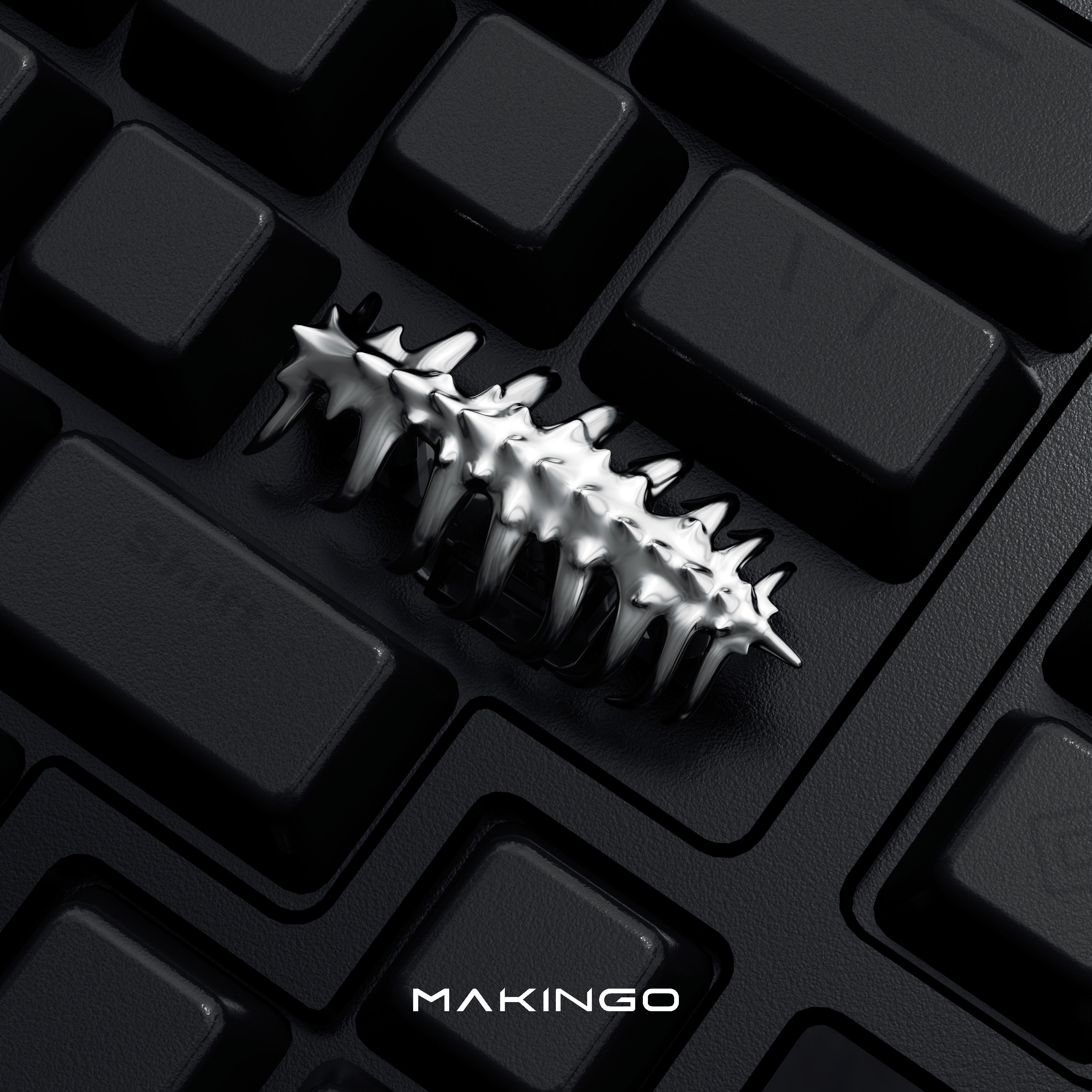 Makingo alien face bug keycaps: give your keyboard some alien punk ...
