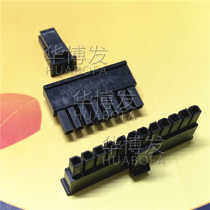 C3030HF-04P汽车连接器单排压线端子公壳带扣接插件3.0mm-Taobao