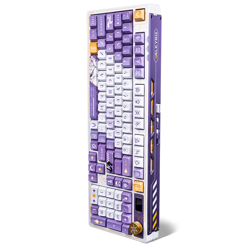 VALKYRIE VK99三模机械键盘 RGB背光蓝牙PBT外壳