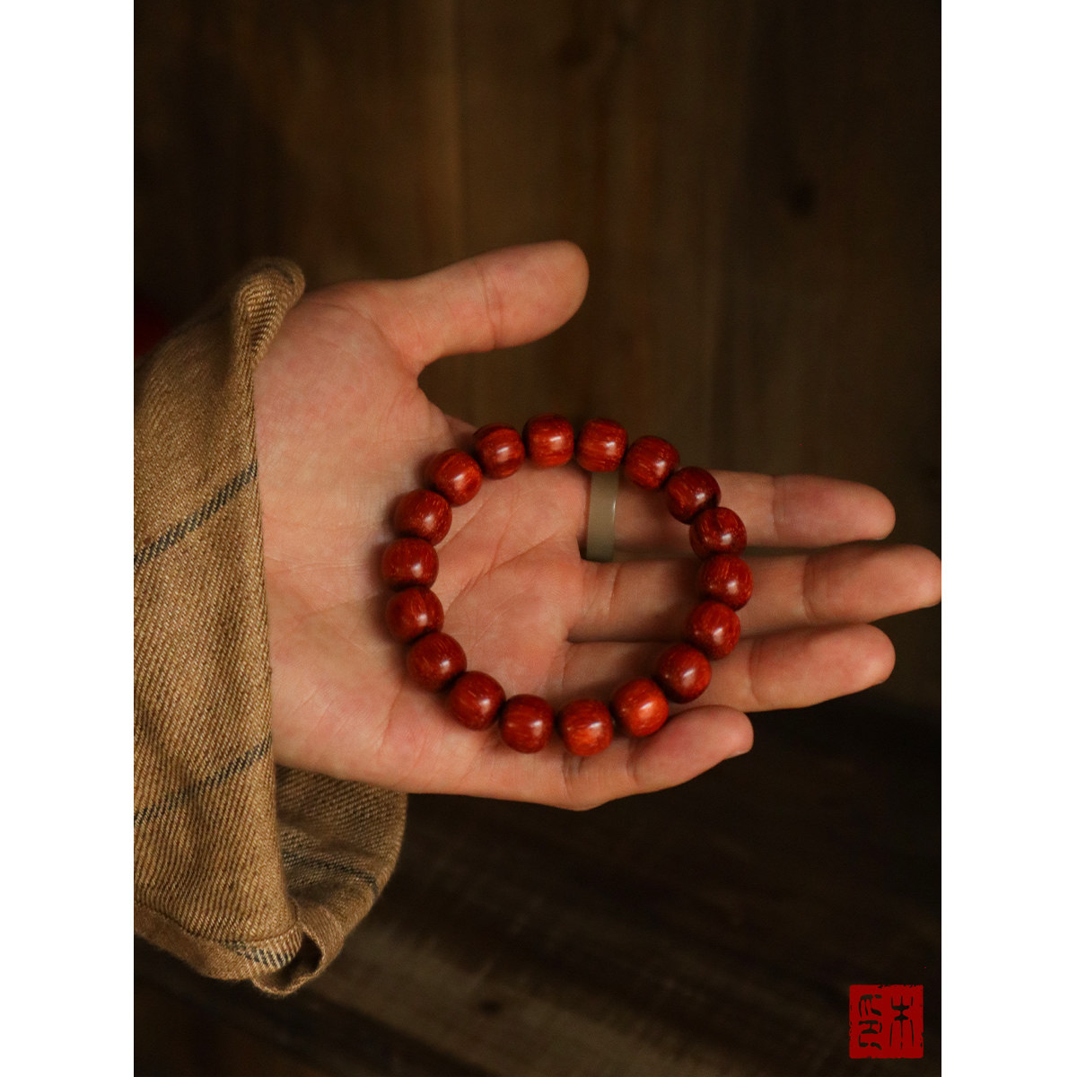 "mumian ""red clay left behind"" bracelet: natural rosewood, the new ...