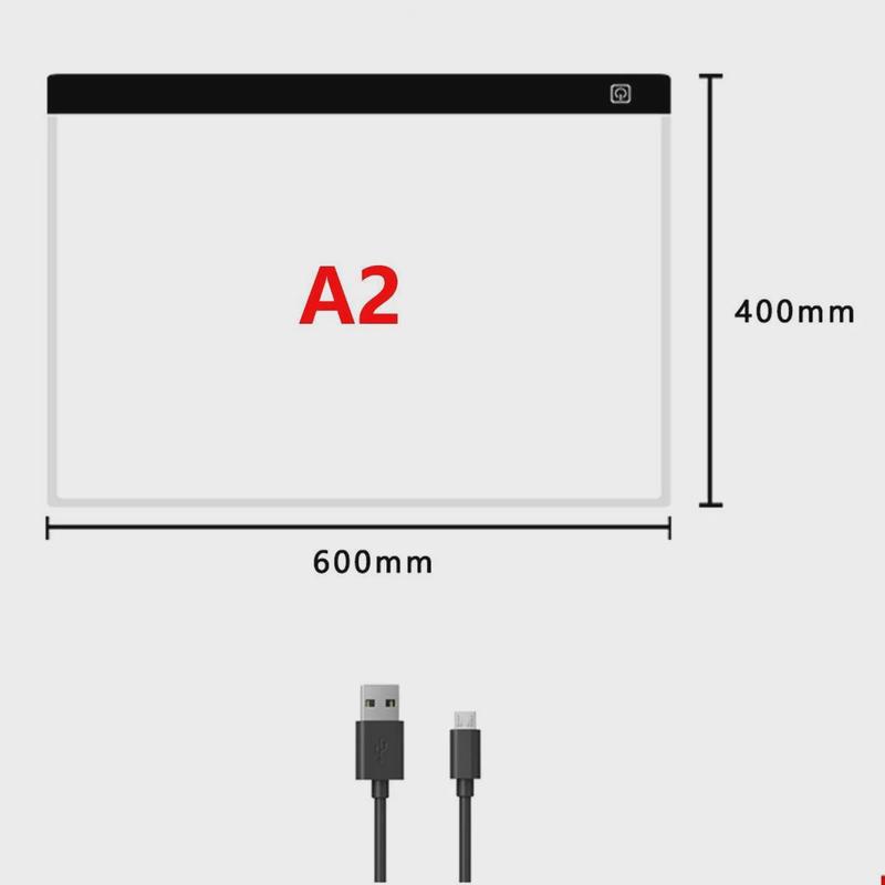 描字板A4拷贝台LED拷贝板临摹透写台素描动漫透光板画画线稿练字-Taobao