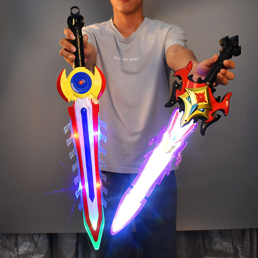 🎉 Super burning is coming! kids sword luminous laser cerro sword weapon ...