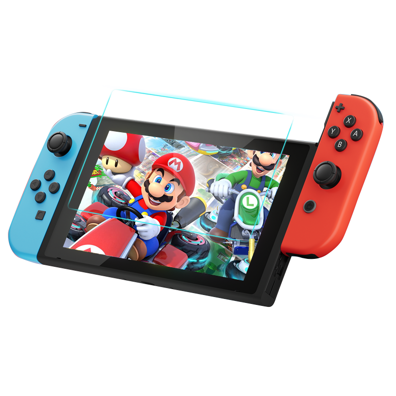 铁兔Switch OLED AR增透膜 高清防指纹NS游戏机钢化玻璃保护膜