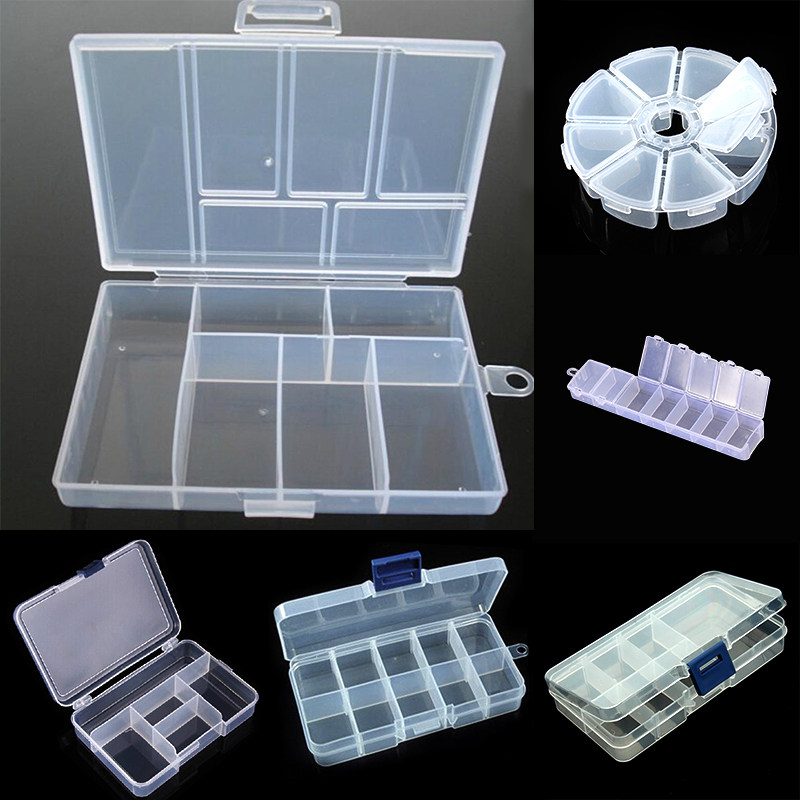 Plastic Jewelry Boxes Plastic Tool Box Adjustable Craft Orga