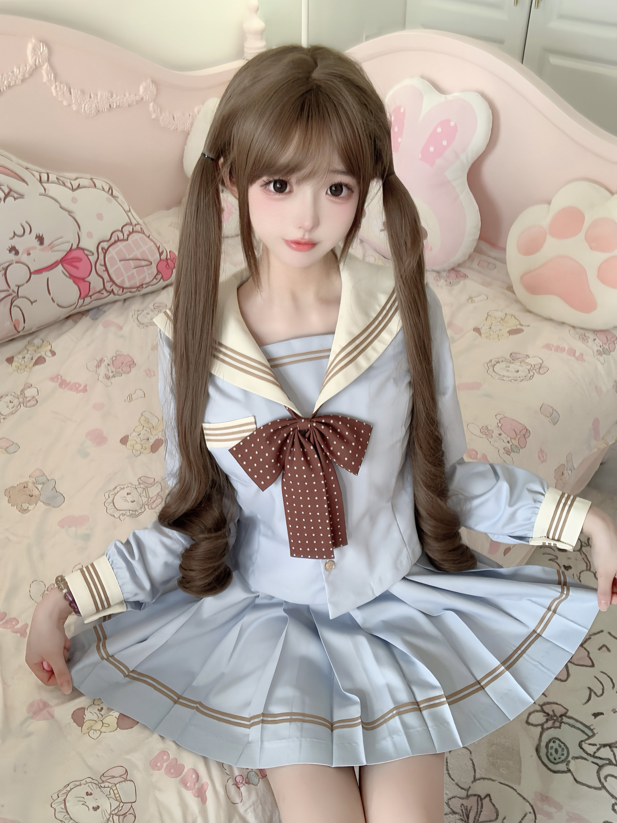 🎀 Wig recommendations | Dumb meow 85cm double ponytail wig 🎀