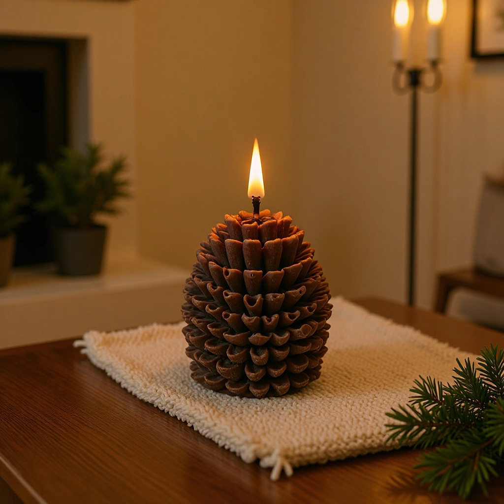 🔥 Christmas pine cone candles, a warm holiday companion 🎄