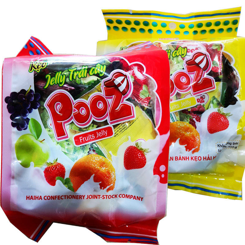 越南原装POOZ混合水果味软糖果零食小吃休闲食品年货儿童伴手礼品-Taobao