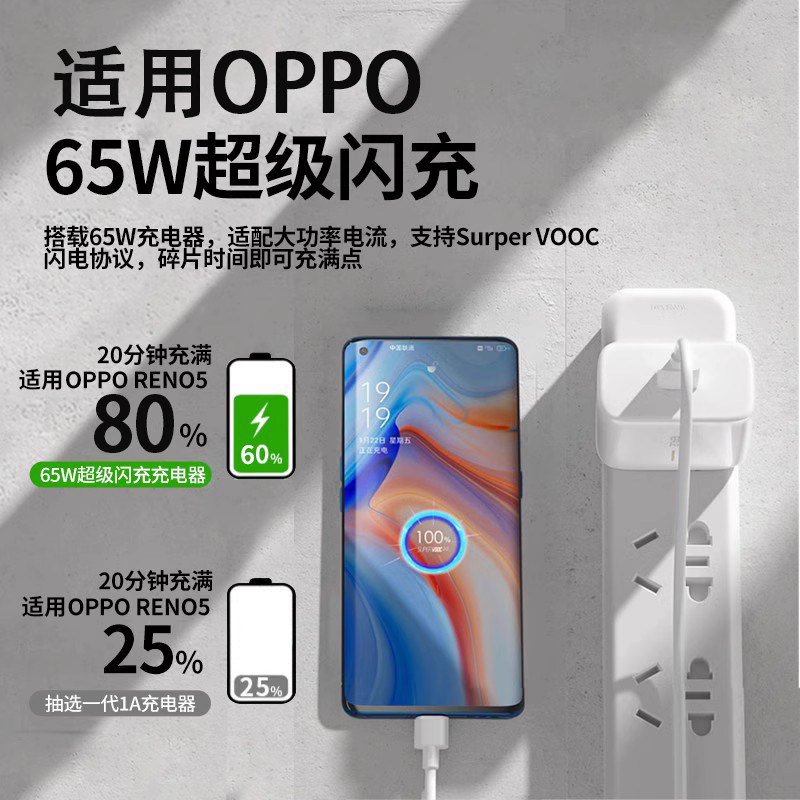 OPPO 9S第一次充电，手把手教你正确姿势，拯救你的电量焦虑，绝绝子！-oppo-淘宝百科网