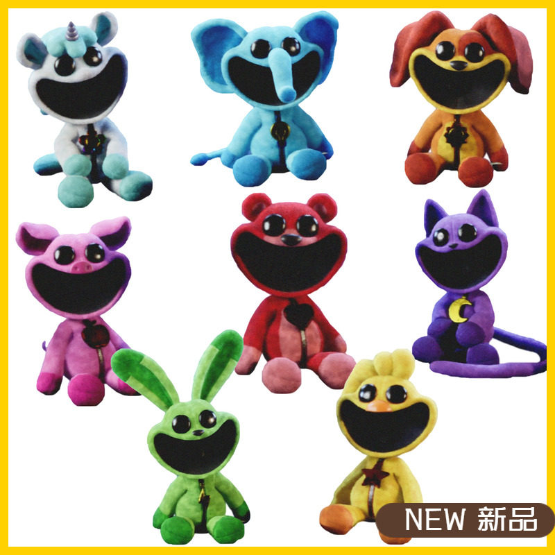 poppy playtime smiling critters微笑动物公仔毛绒玩具生日礼物