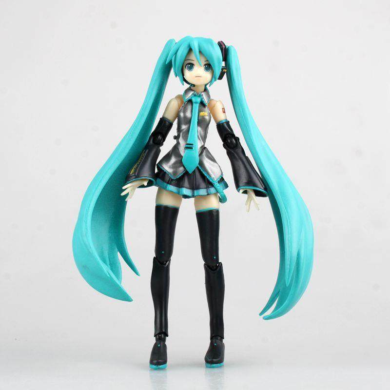 Купить Anime FIGMA Hatsune Miku Action Figures Movable Joints Conta в ...