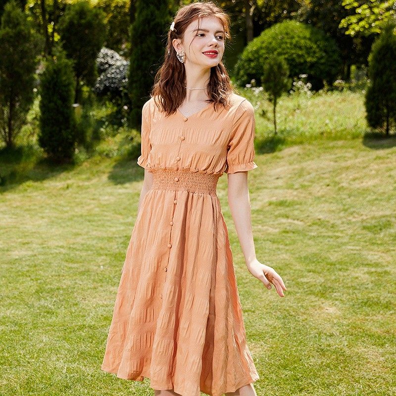 【Q141-Q150】輕調品牌女裝2025春夏氣質新款時尚顯瘦寬鬆洋裝