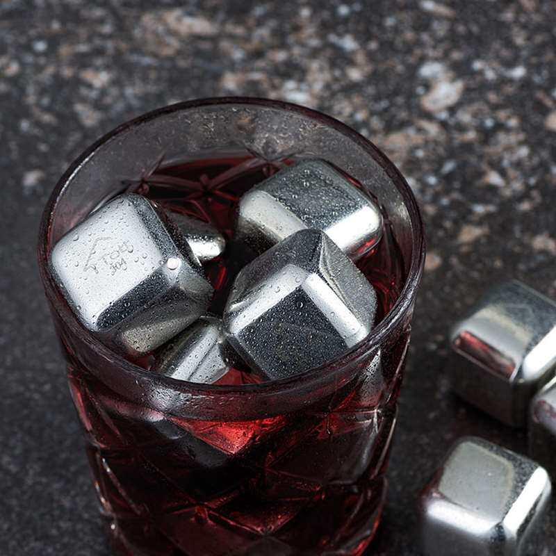 Xi steel block ice stainless steel ice cube mold, ice cube that never ...