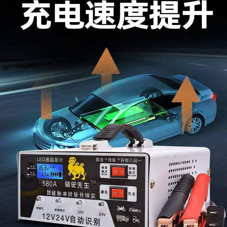 Camel brand car battery charger: 12v/24v fully intelligent universal ...