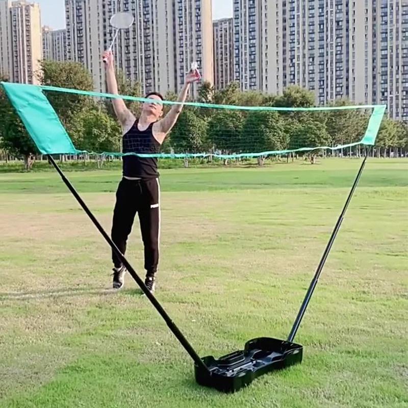 Outdoor portable badminton net, enjoy the fun of sports easily?