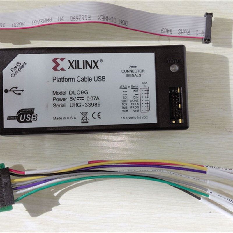 Xilinx FPGA下载器DLC9G原装HW-USB-I 烧录USB 下V载线JTAG仿真器-Taobao