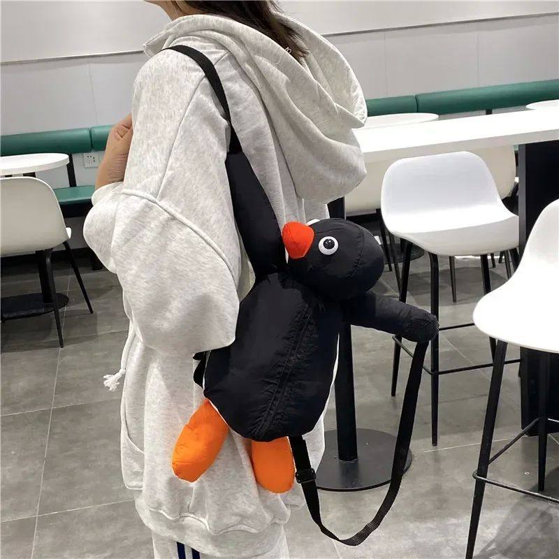 38cm Lovely Penguin Plush Backpack Cartoon Cute Penguin Plus