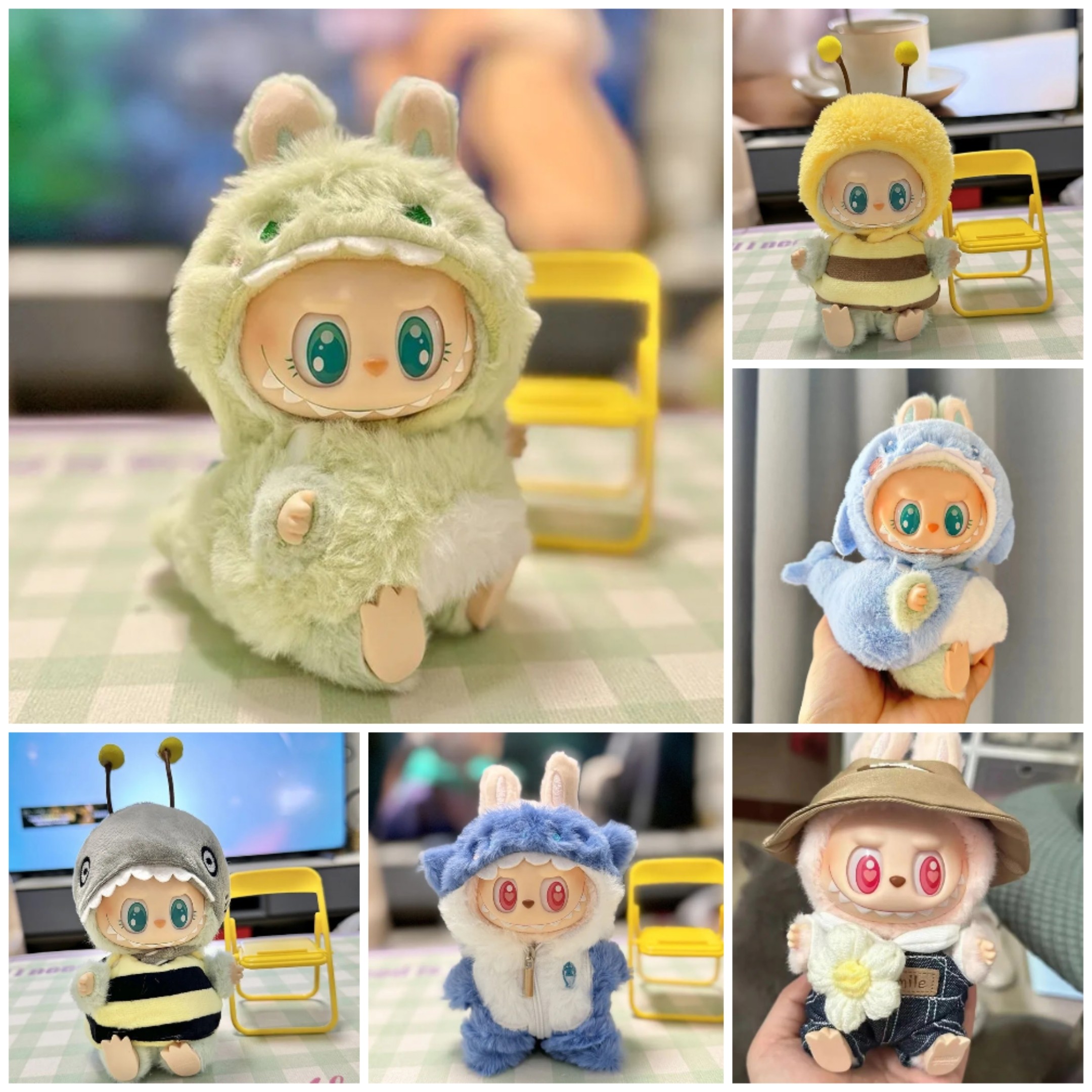 Labubu搪胶挂件，萌趣来袭！🌟 你准备好加入这场派对了吗？-棉花娃娃/毛绒玩具娃衣-淘宝好物网