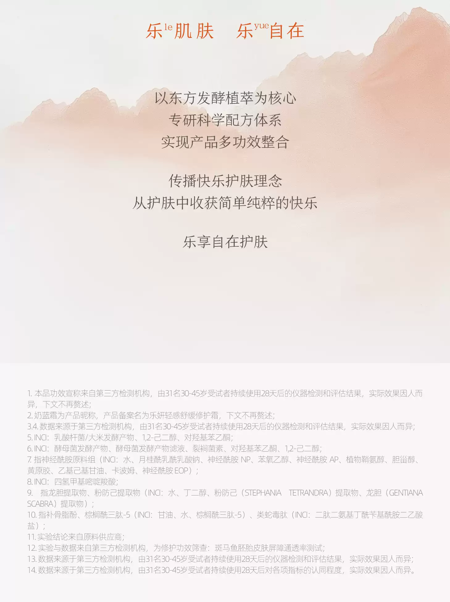 乐妍LEYAN轻感舒缓修护霜奶蓝霜修护紧致轻乳霜55g