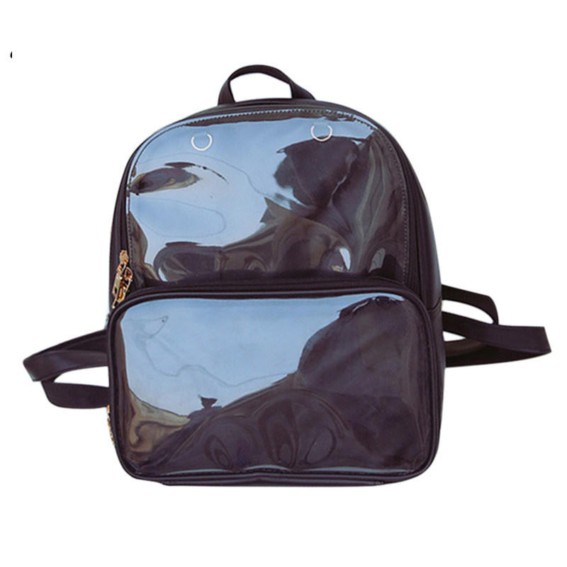 Summer Fashion Women Backpack Transparent Student Bags High-Taobao