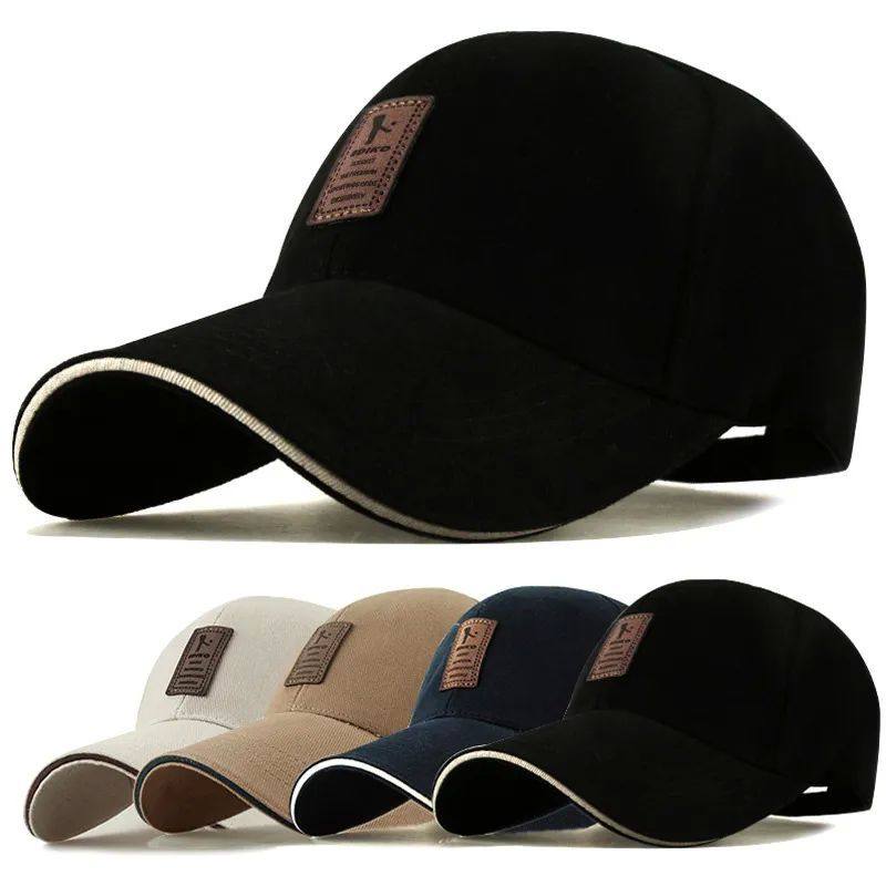 Summer Women Men Structured Baseball Cap Solid Cotton Adjust-Taobao