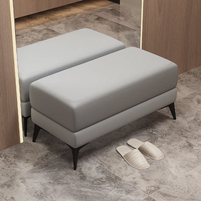 Shoe change stool door, long sofa stool foot pedal stool technology ...