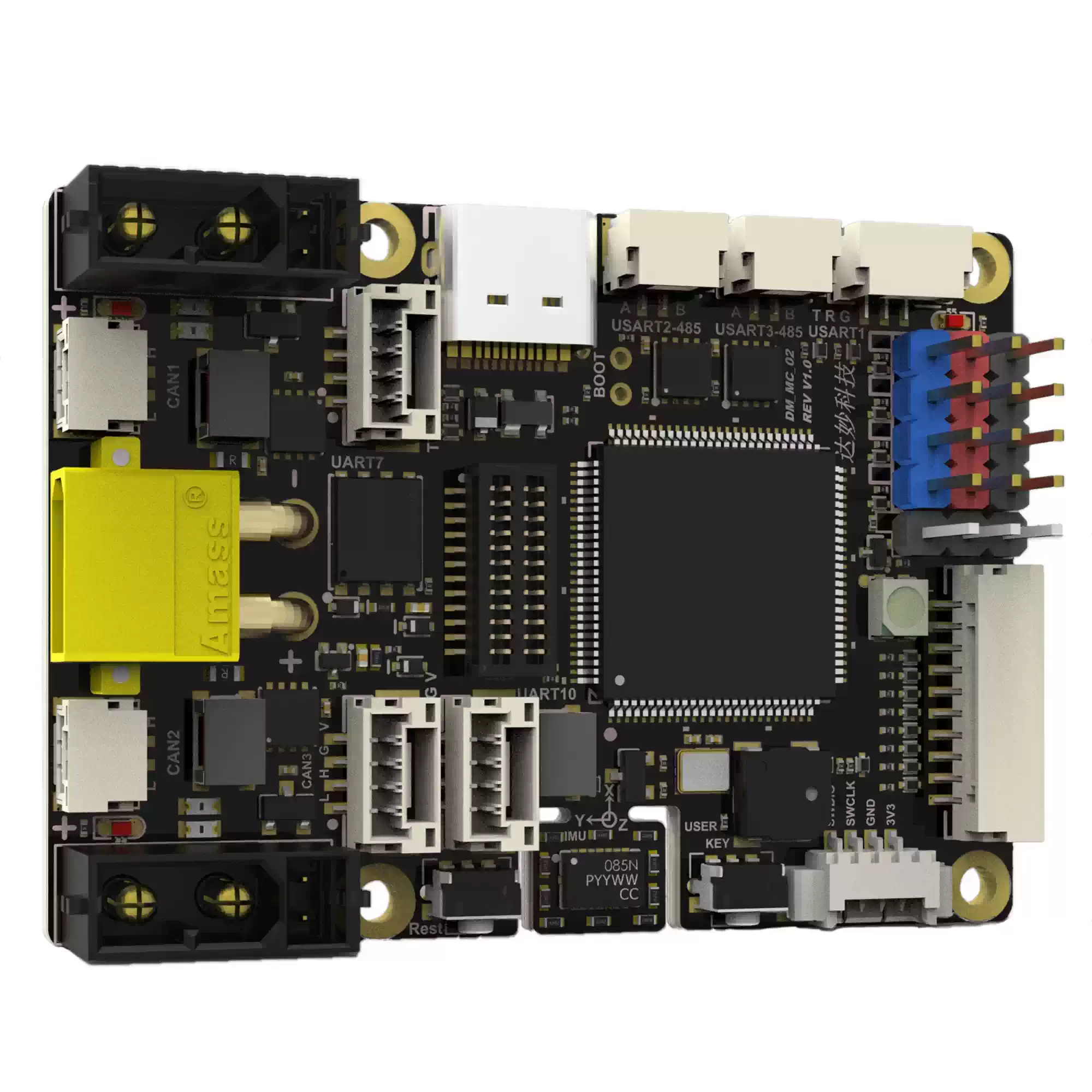 H723 DM-MC02达妙STM32开发板机器人轮足控制板机械臂板载BMI088