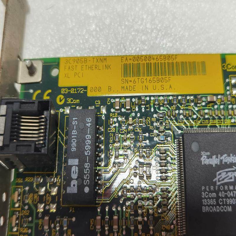 3COM 3C905B-TXNM百兆PCI老网卡，复古装备的现代价值！-电子计步器-淘宝百科网