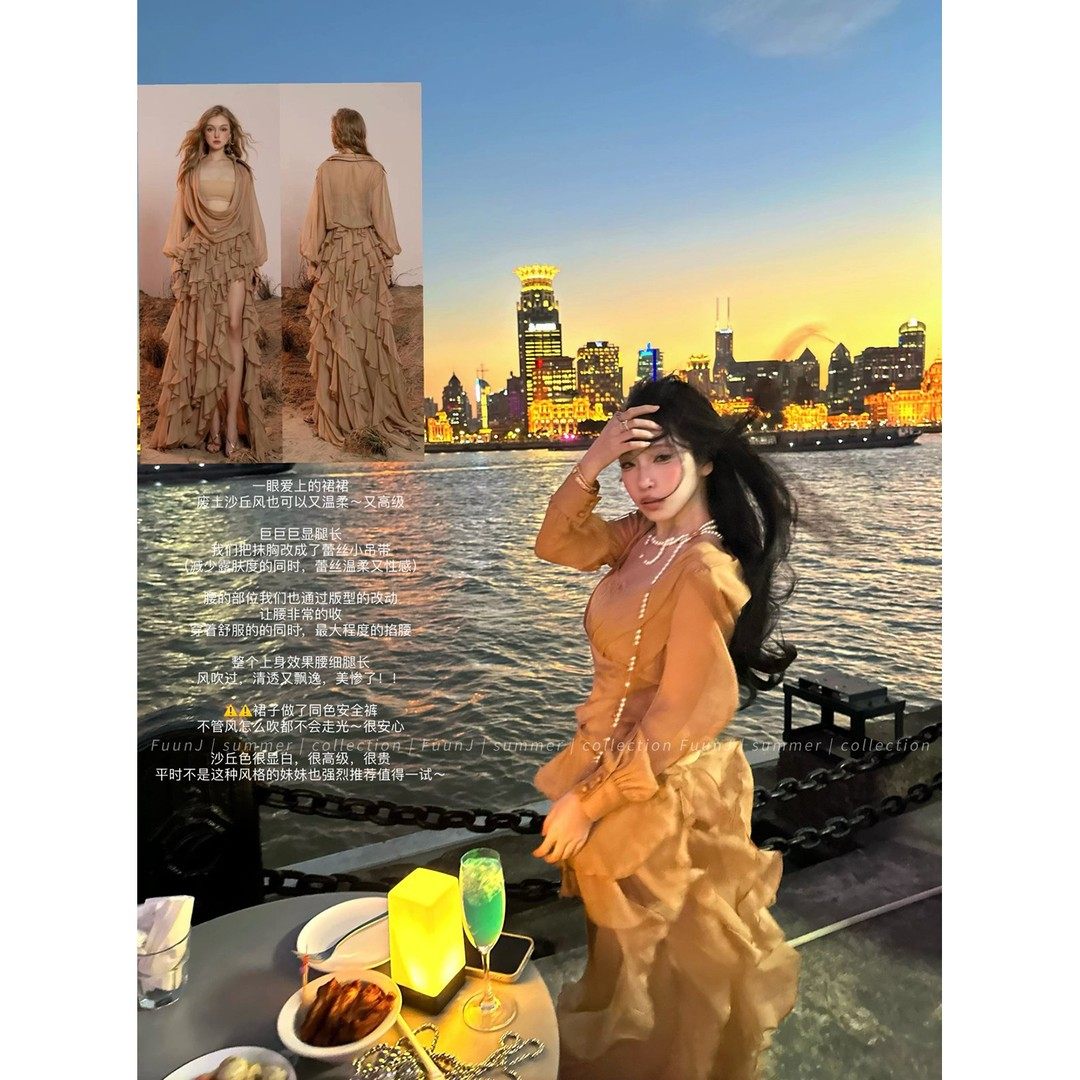 FunJ贵女黛芙妮套装：复古浪漫，穿上就是人群中的焦点！-外套-淘宝好物网