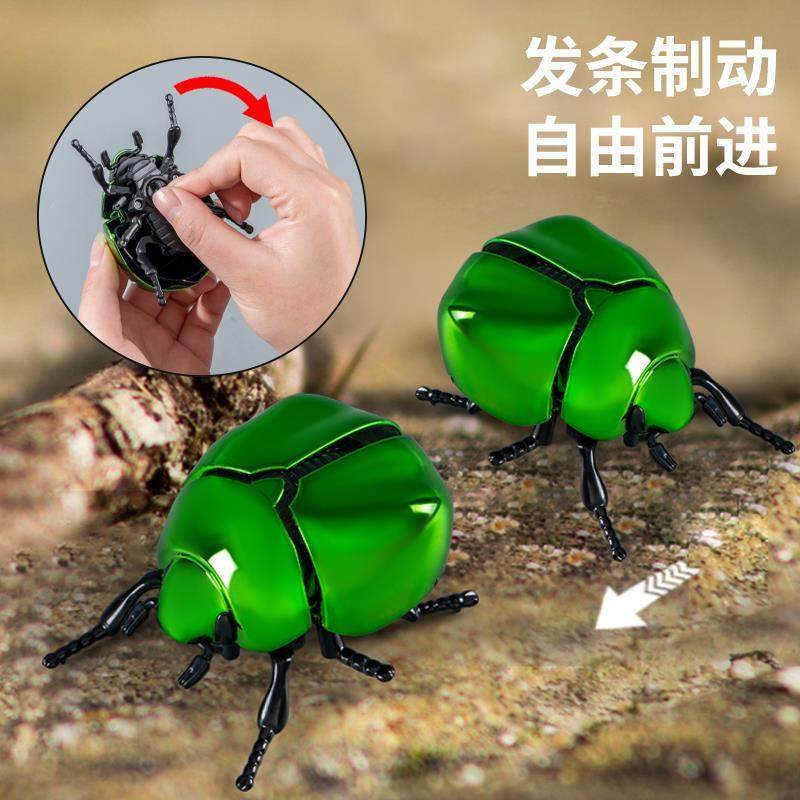 创意上弦发条金龟子玩具：宝宝的童年新宠，动起来超可爱！🐛 -发条玩具-淘宝百科网