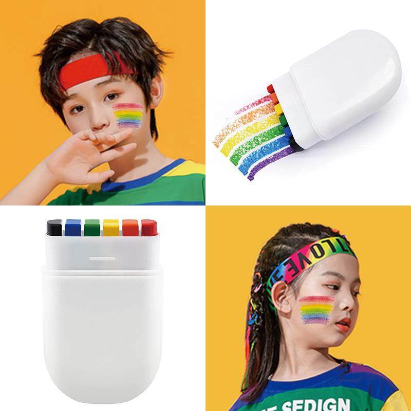 A must-have for kids sports day! painted stick + cheerleading rainbow ...