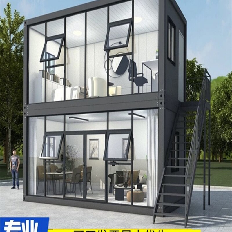 河南集装箱移动房：办公新潮流，轻松搞定临时空间！🏡 岗亭 淘宝百科网 6048