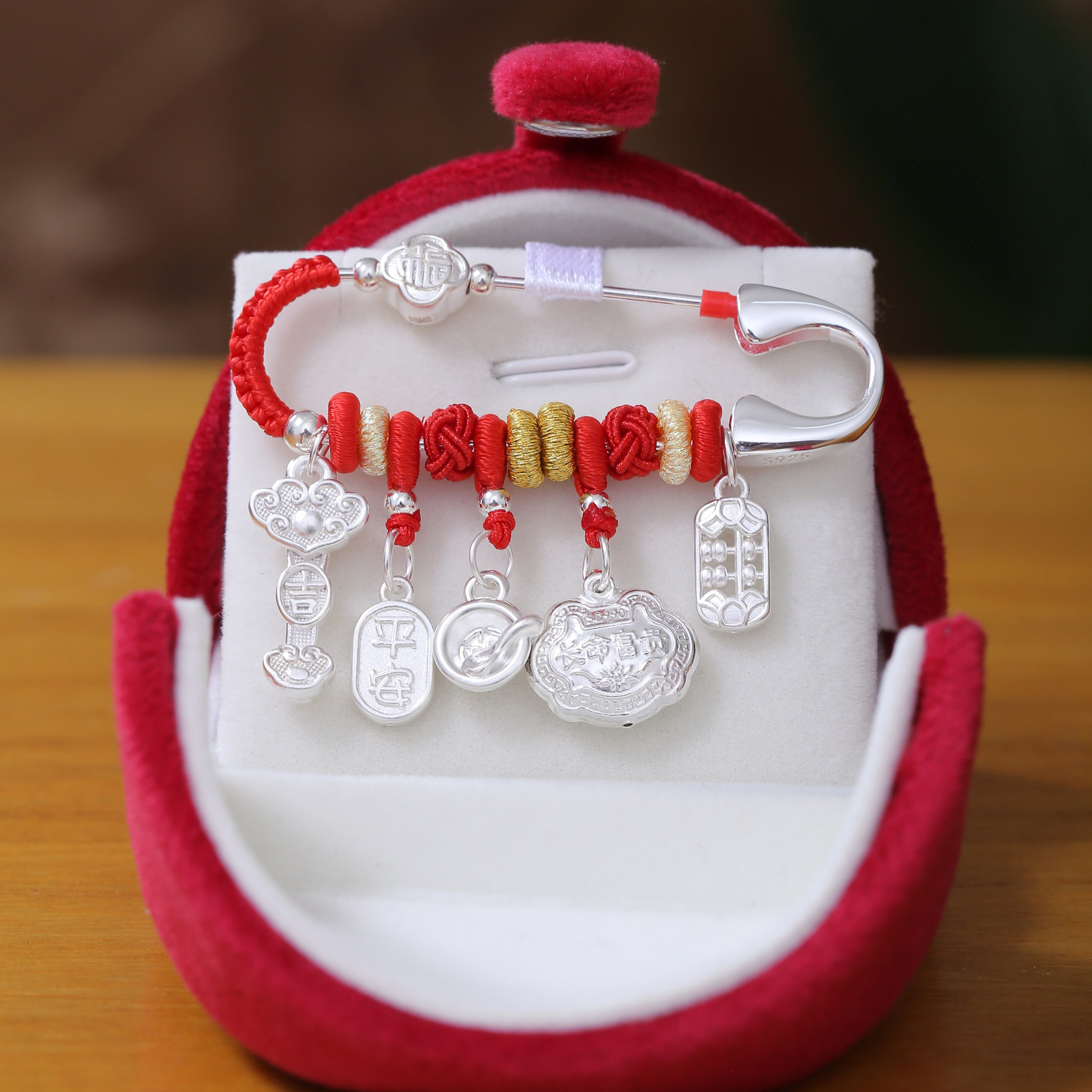 Dragon snake baby pure silver 999 pendant maternity pin sterling silver ...